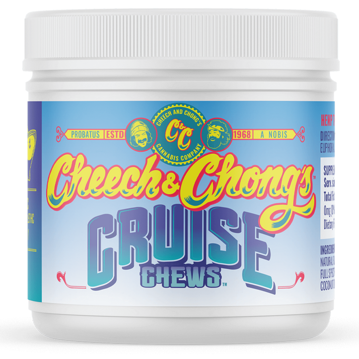 Cruise Chews 30 Count 3mg THC + CBD Gummies – Cheech Chong V2